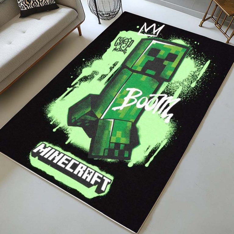 Creeper in Minecraft Boom Teppich - DE-Interfloors